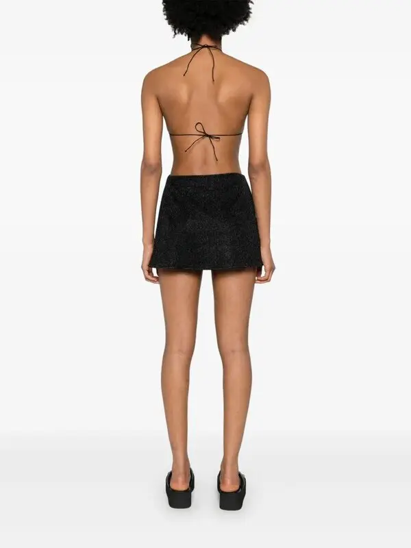 Oseree Lumiére Knot Mini Dress