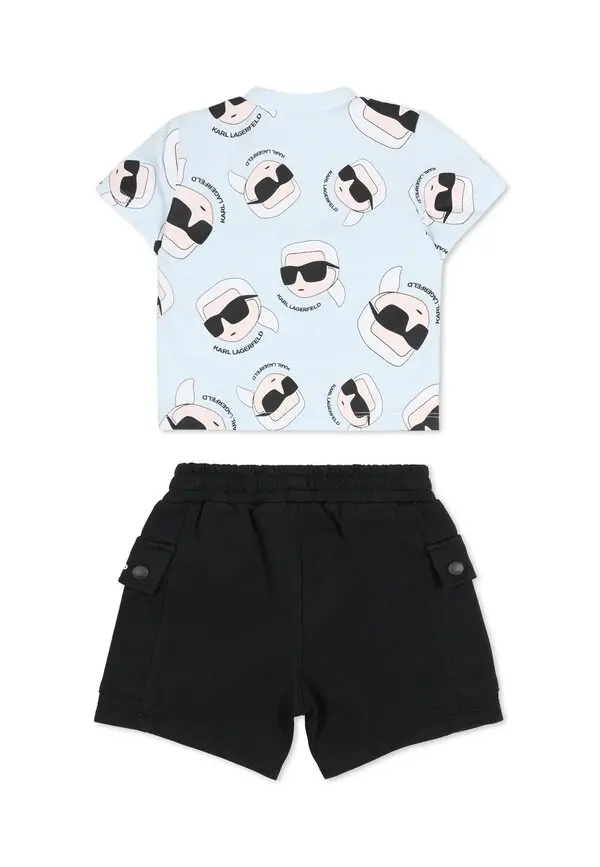 Karl Lagerfeld Ikonik Karl Cargo Shorts Set