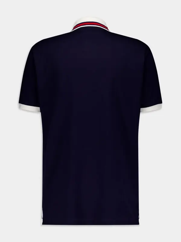 Gucci Cotton Piquet Polo With Double G