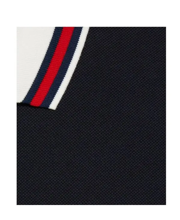 Gucci Cotton Piquet Polo With Double G