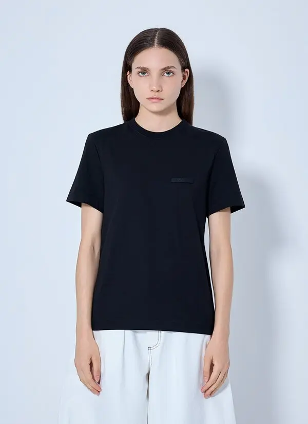 Jacquemus Gros Grain Short-sleeve T-shirt - Black