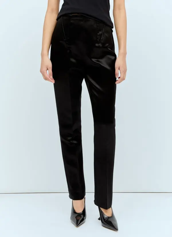 Sportmax Satin Tailored Pants