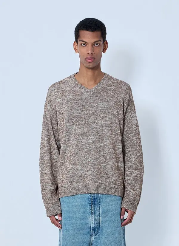 MAISON MARGIELA V-neck Knit Sweater