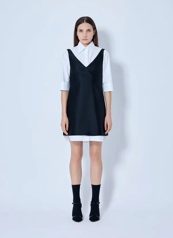 Balenciaga Hybrid Shirt Dress - Black