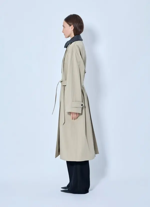 Bottega Veneta Light Cotton Trench Coat