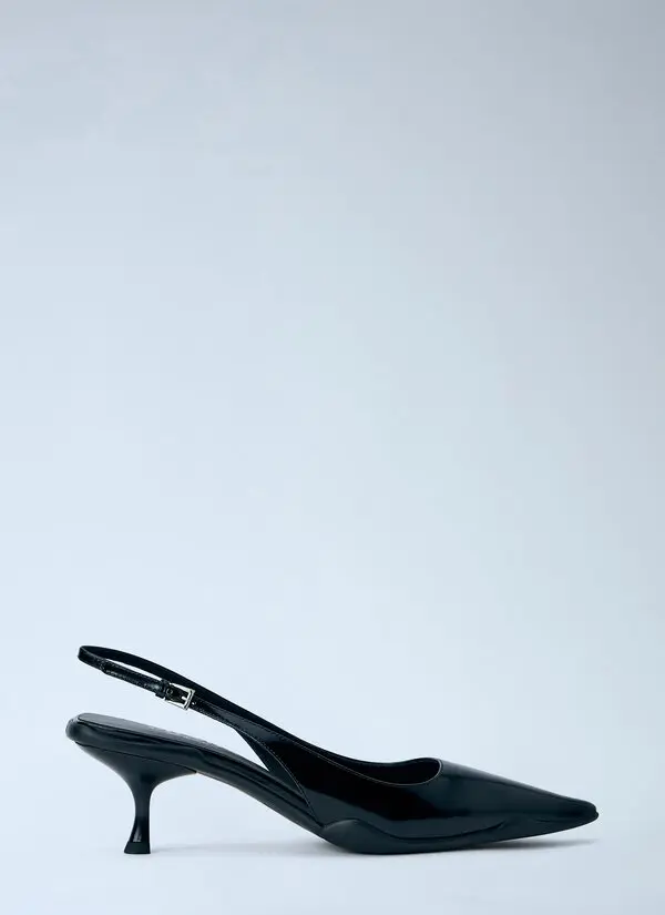 Prada Pointed-toe Slingback Pumps - Black