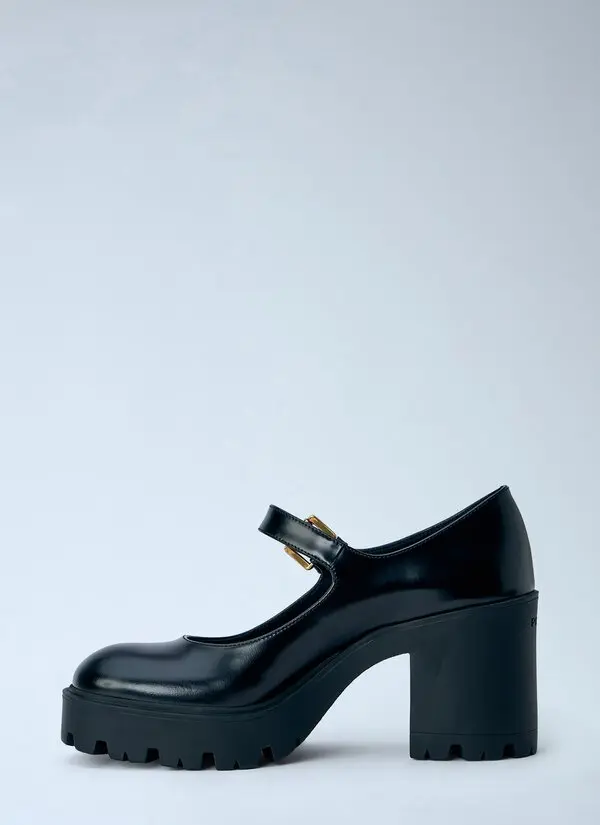 Prada Brushed Leather Pumps