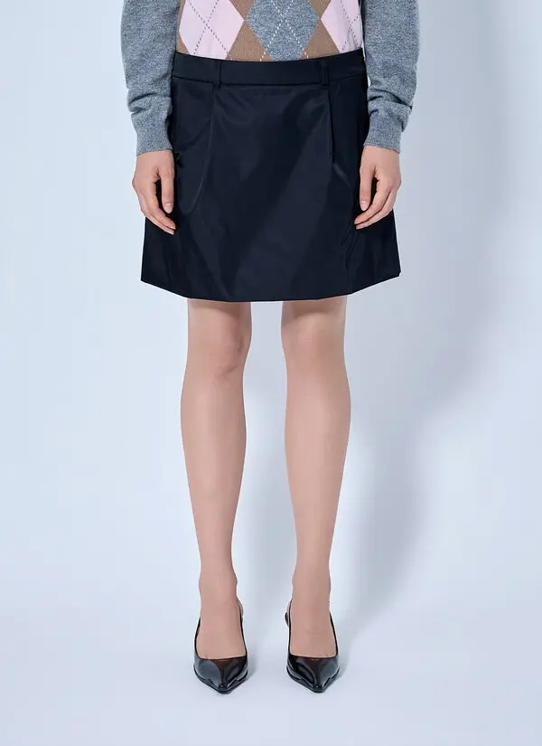 Prada Re-nylon Mini Skirt - Black