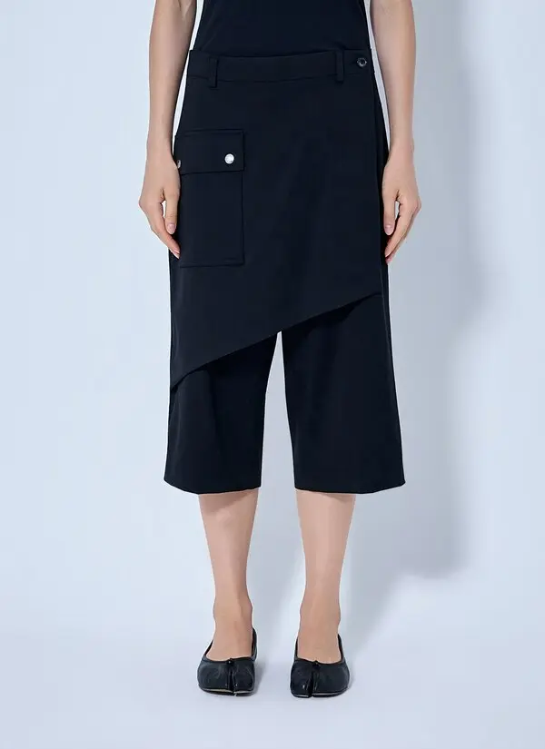 KIKO KOSTADINOV Linnet Wrap Culottes - Black