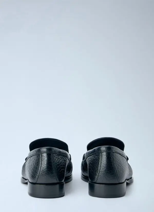 Dries Van Noten Textured Leather Loafers