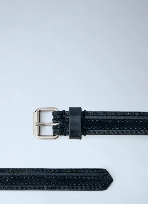 Dries Van Noten Smooth-grain Leather Belt