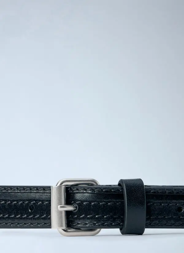 Dries Van Noten Smooth-grain Leather Belt