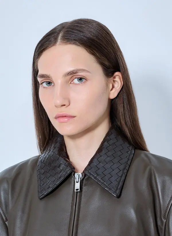 Bottega Veneta Shiny Leather Blouson