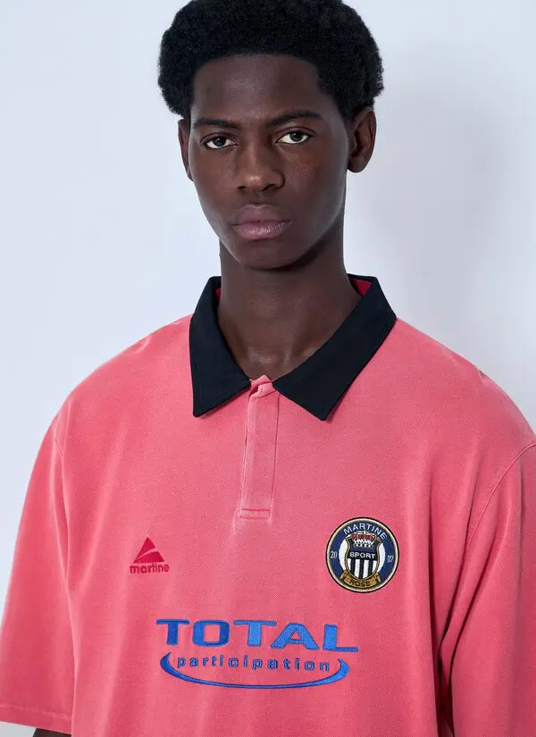 Martine Rose Logo Polo Shirt