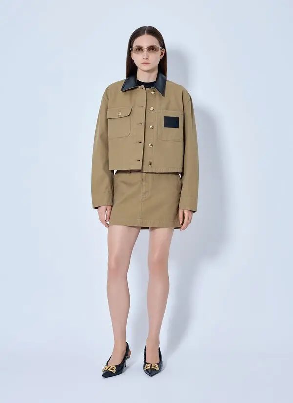 Balenciaga Cotton Mini Skirt