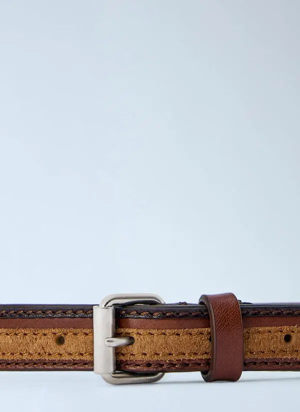 Dries Van Noten Textured Leather Belt