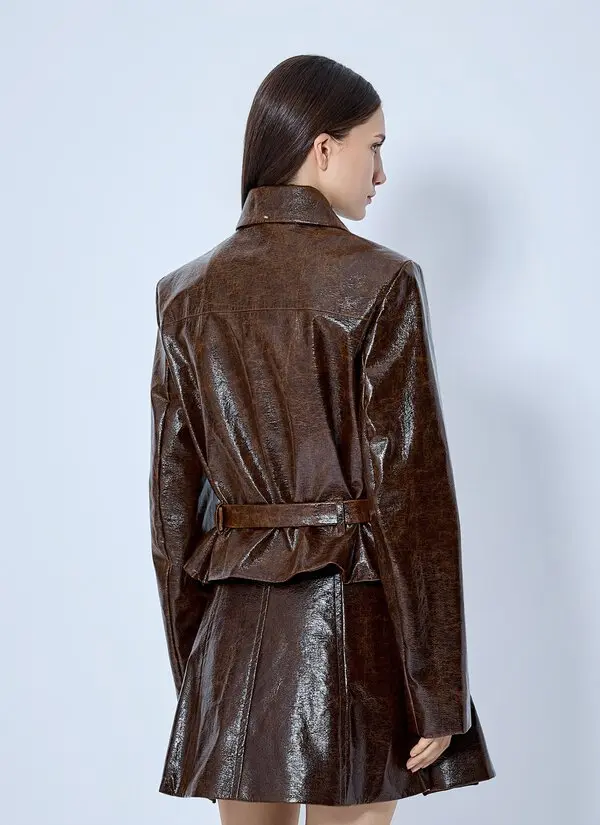 Sportmax Structured Coated Jacket
