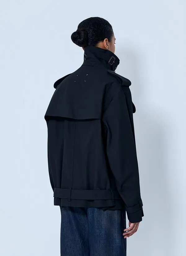 MAISON MARGIELA Double-breasted High-collar Jacket