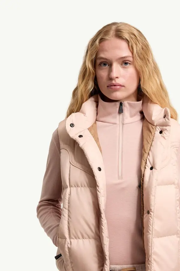 Moncler Doucy Square-quilted Down Vest