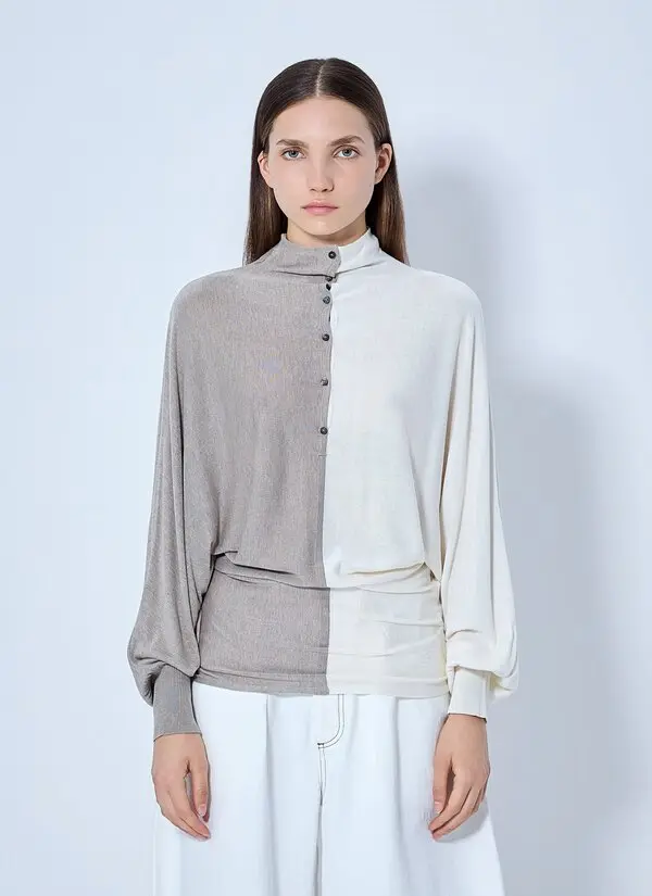 Jacquemus Le Losange Knit Polo - Cream