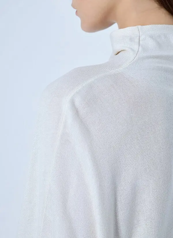 Jacquemus Le Losange Knit Polo - Cream