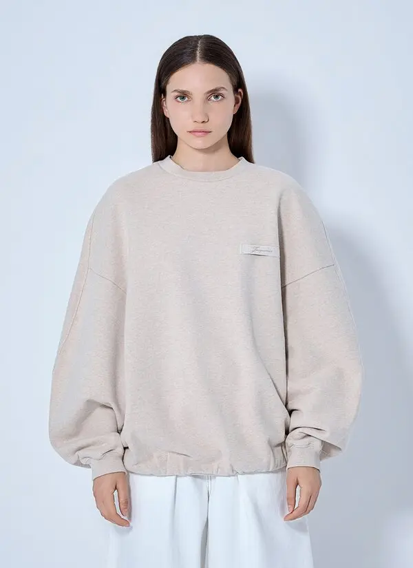 Jacquemus Le Ruban Sweatshirt - Cream