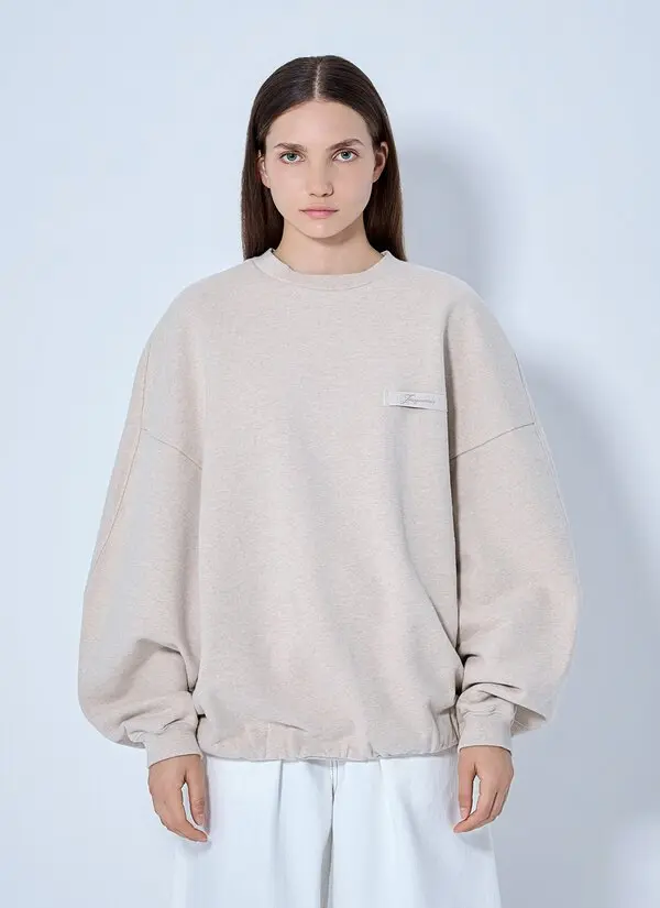 Jacquemus Le Ruban Sweatshirt - Cream