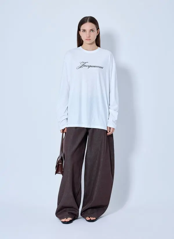 Jacquemus Long Sleeve T-shirt - White