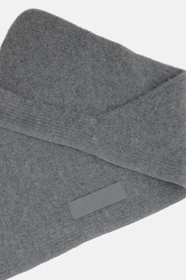 Jacquemus Le Chale Gros Grain - Grey