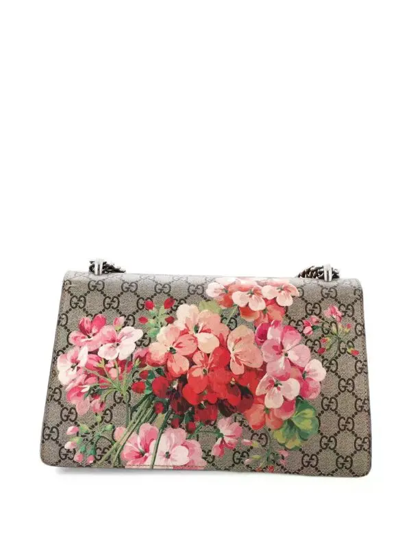 Gucci Dionysus Bag Blooms Print Gg Coated Canvas Small Shoulder Bag