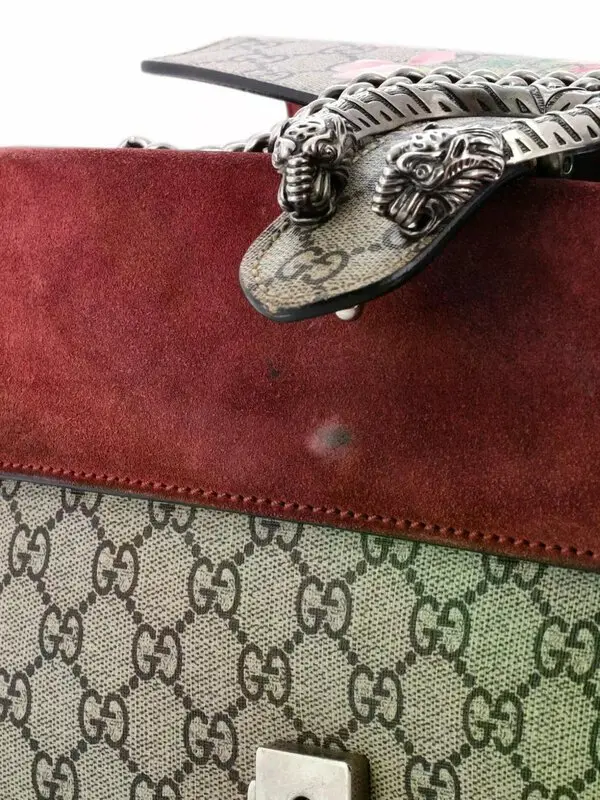 Gucci Dionysus Bag Blooms Print Gg Coated Canvas Small Shoulder Bag