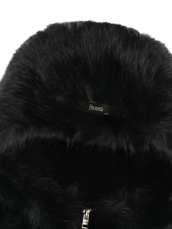 Herno Faux-fur Balaclava Hat