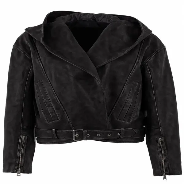 Mauritius Soft Suede Hooded Shirt-jacket Anna