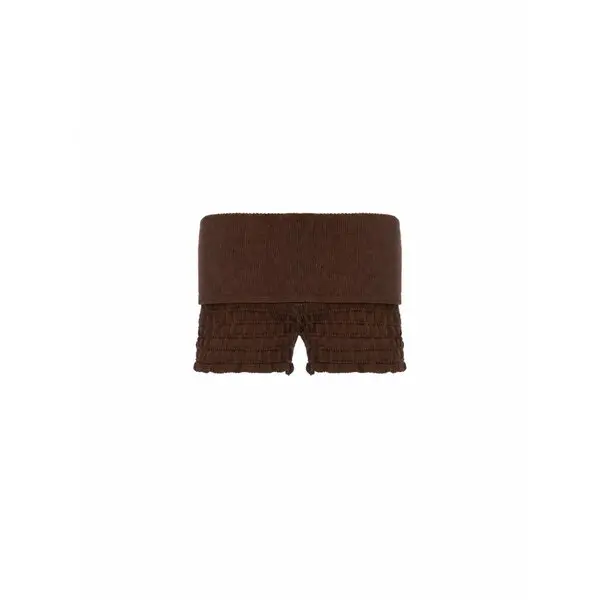 PAR Y ESCALA Knitted Mini Olo Shorts