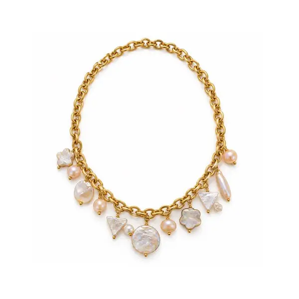 LALINDE Sunset Baroque Pearl Necklace