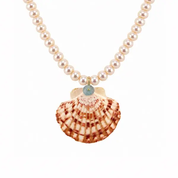 LALINDE Captiva Pearl Necklace - White