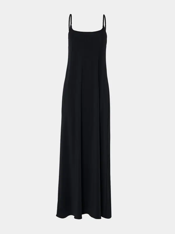 Hunza G Twisty Strap Long Dress