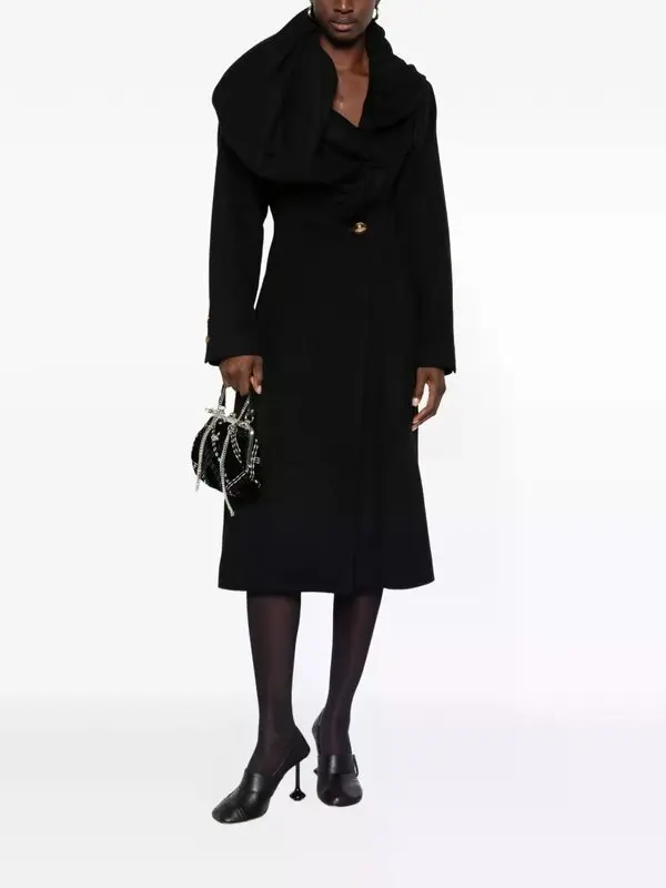 VIVIENNE WESTWOOD Marilyn Draped-collar Coat