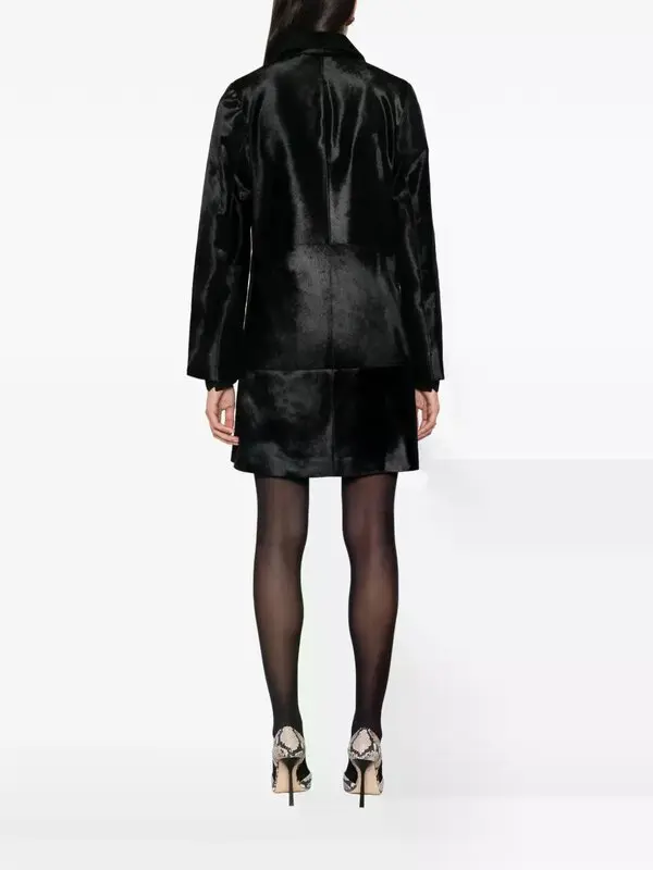 Nour Hammour Stella Lamb-hair Coat