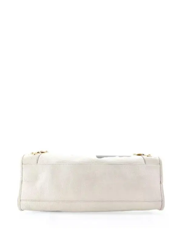 Balenciaga City Classic Metallic Edge Bag Leather Medium Satchel