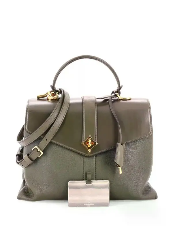 LOUIS VUITTON Rose Des Vents Bag Leather Mm Satchel