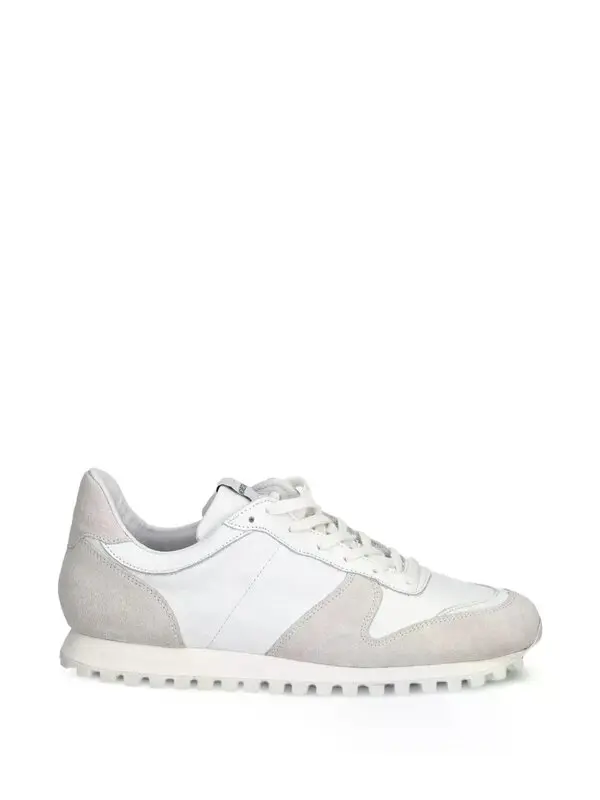 Novesta Marathon Panelled Leather Sneakers - White