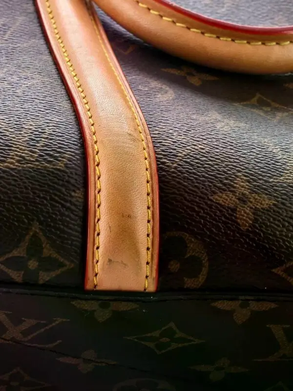 LOUIS VUITTON Soufflot Monogram Canvas With Leather Mm Tote Bag - Brown