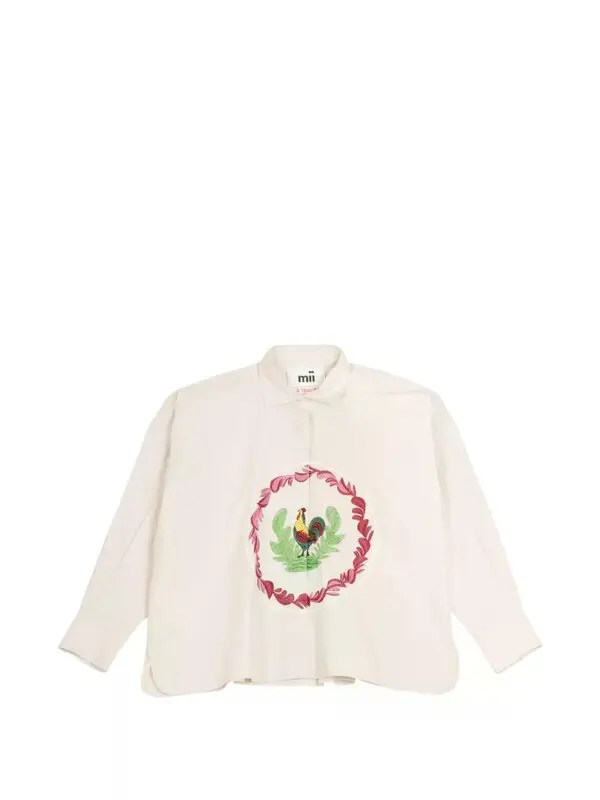 MII Greta Embroidered Cotton Shirt
