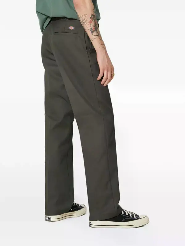 Dickies Pressed-crease Turn-up Trousers