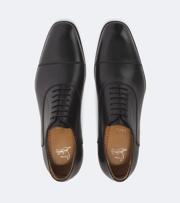 CHRISTIAN LOUBOUTIN Greggory Leather Oxford Shoes