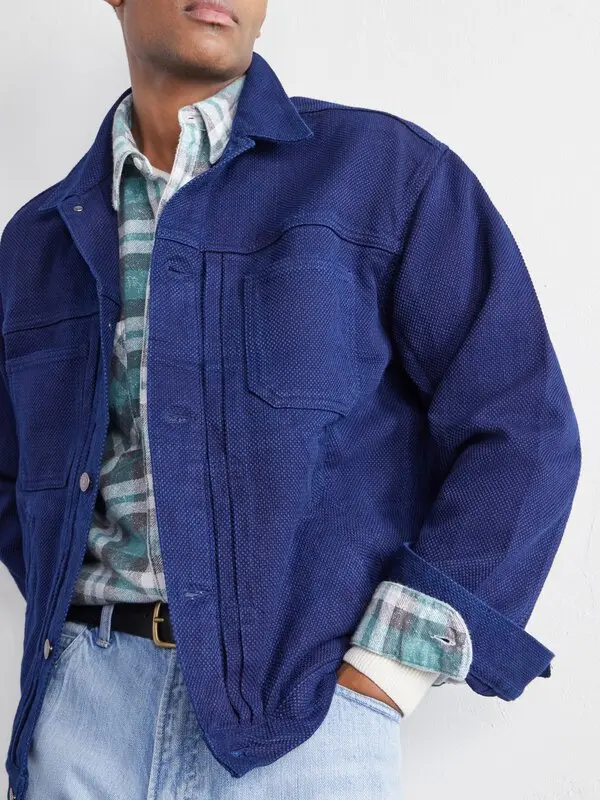 Blue Blue Japan Sashiko-cotton Jacket