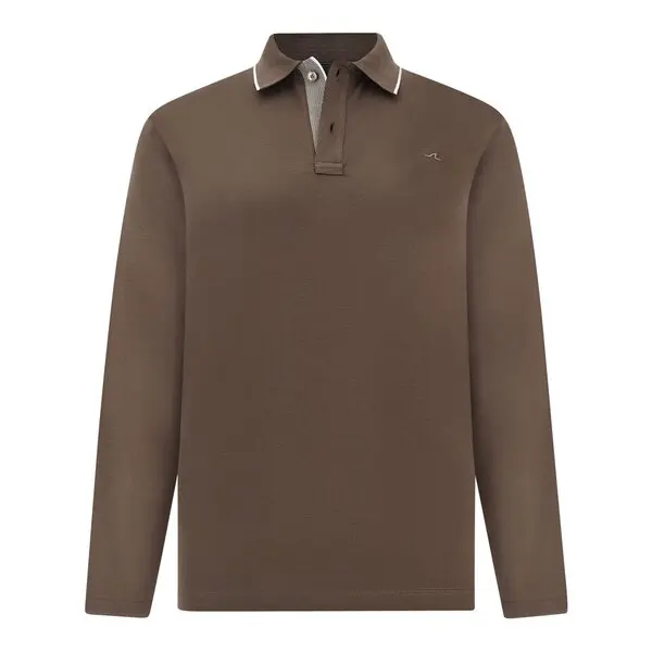 Paul & Shark Aqua Touch Cotton Polo Shirt With Shark Fin Embroidery