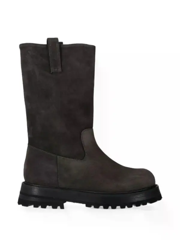 LA ROSE Suede Ankle Boots