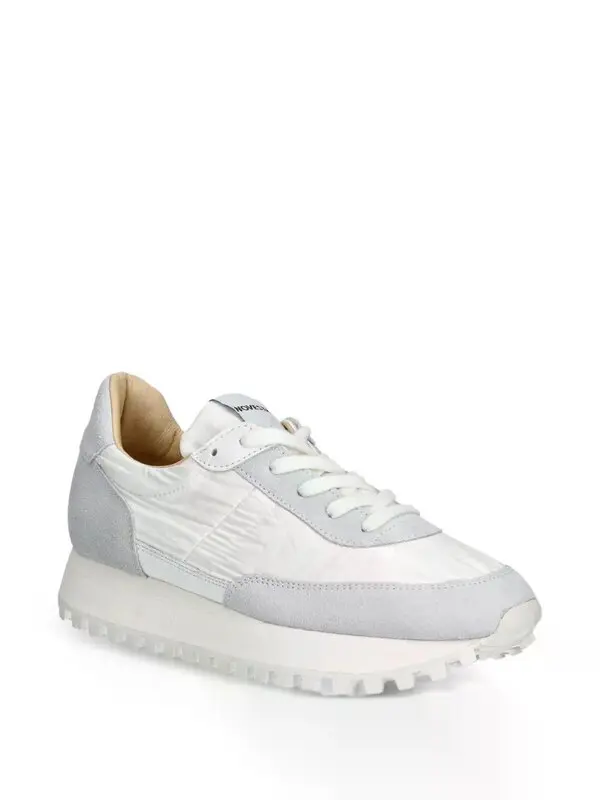 Novesta Suede-panelled Sneakers - White